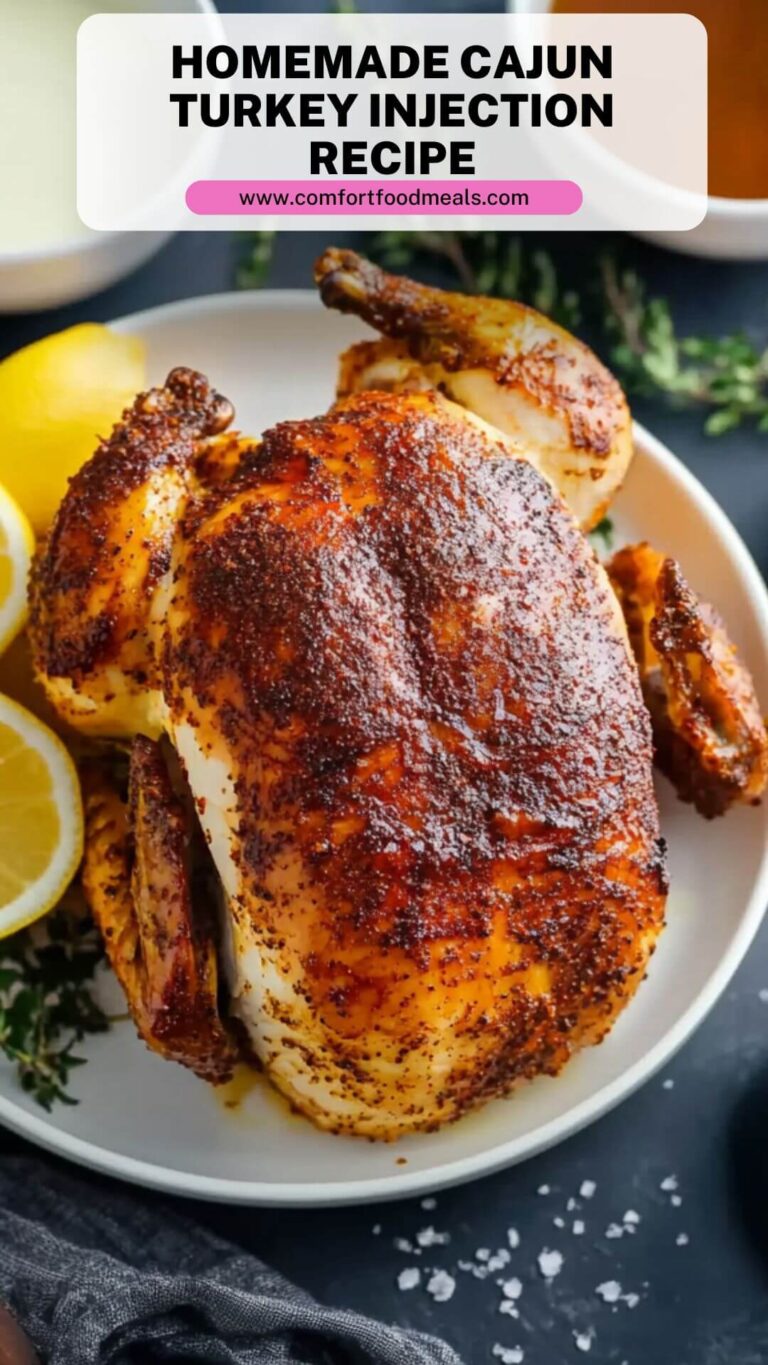 Homemade Cajun Turkey Injection Recipe - Comfort Food Meals