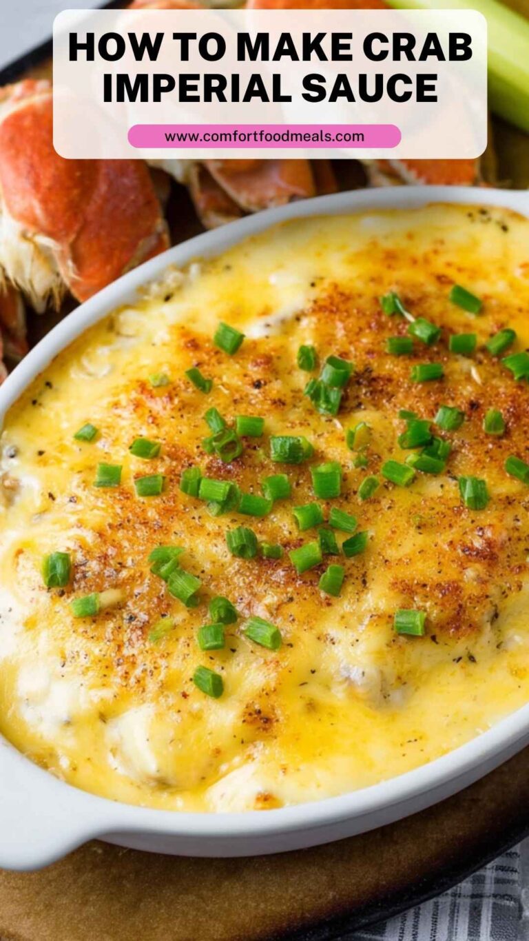 How To Make Crab Imperial Sauce - Comfort Food Meals